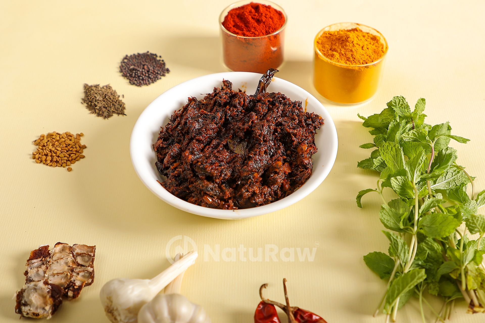 Buy Pudina Pickle Online | NatuRaw Foods and Beverages